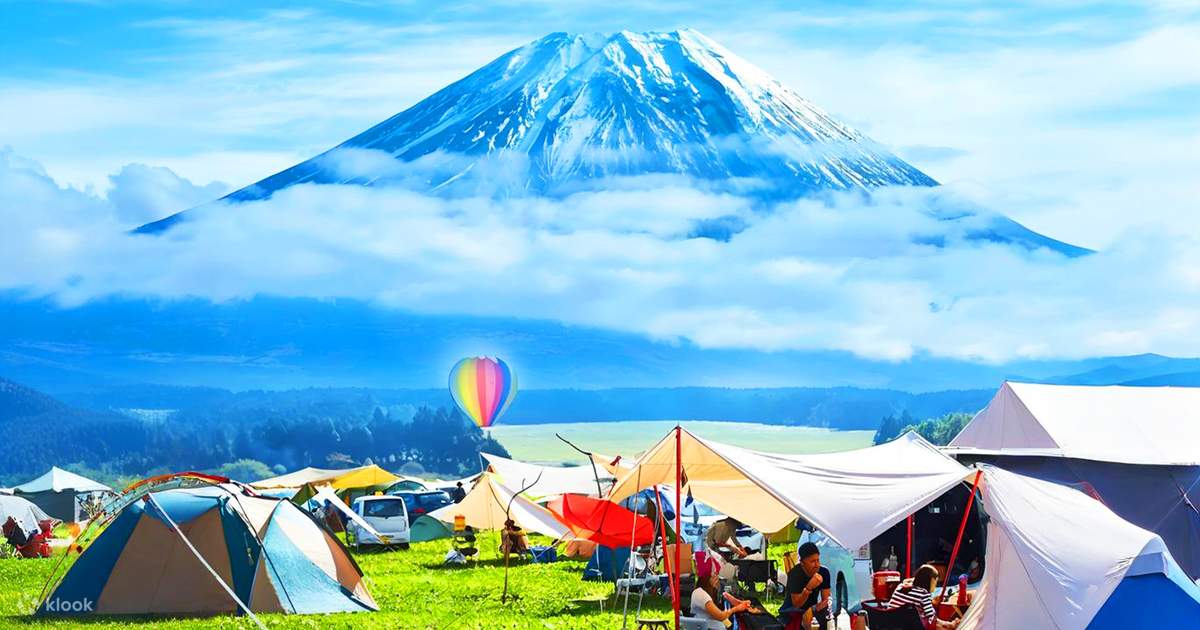 후지산 후모토파라 캠핑 체험 2일 투어|도쿄신주쿠 출발 클룩 Klook 한국